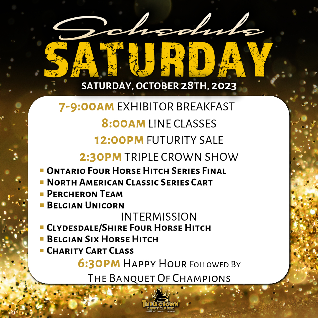 Schedule – Triple Crown Draft Classic